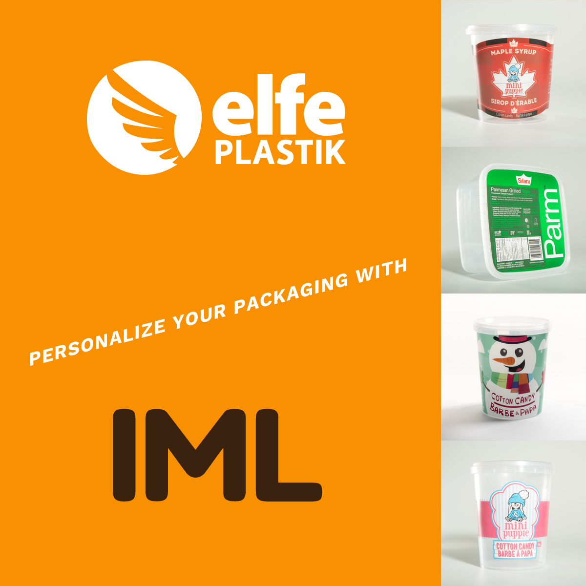 Personalize your packaging with IML - Elfe plastik