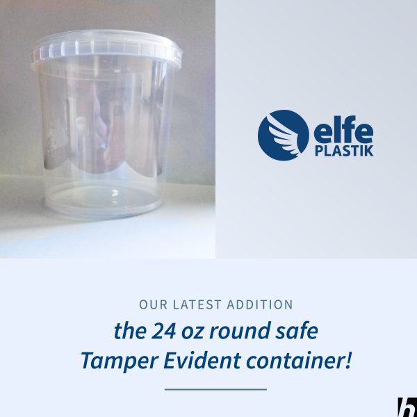 Our latest addition: the 24 oz (750 ml) round safe Tamper Evident ...